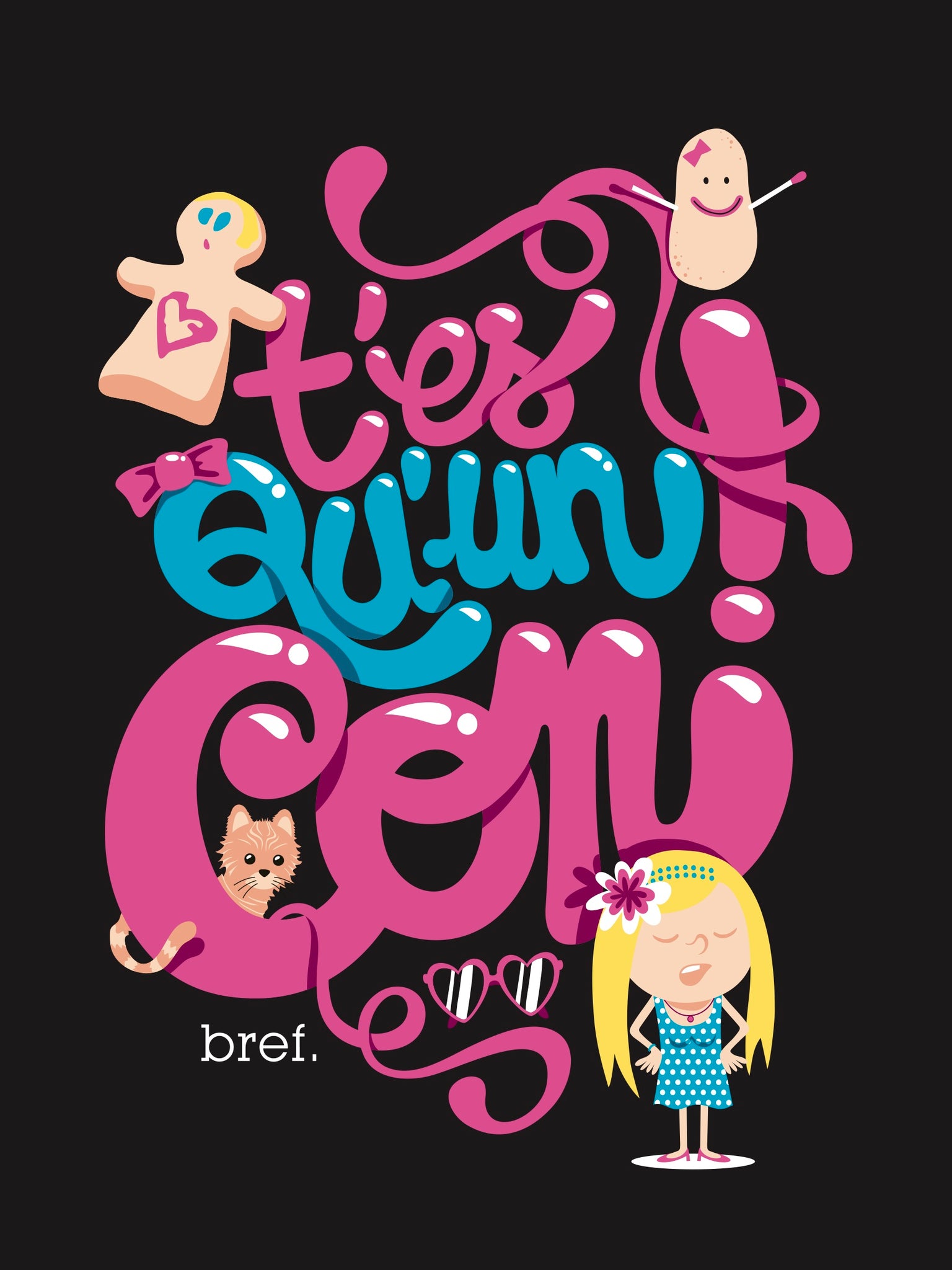 Tote Bag MARLA " bref. T'es qu'un con !" – Une Bonne Boutique