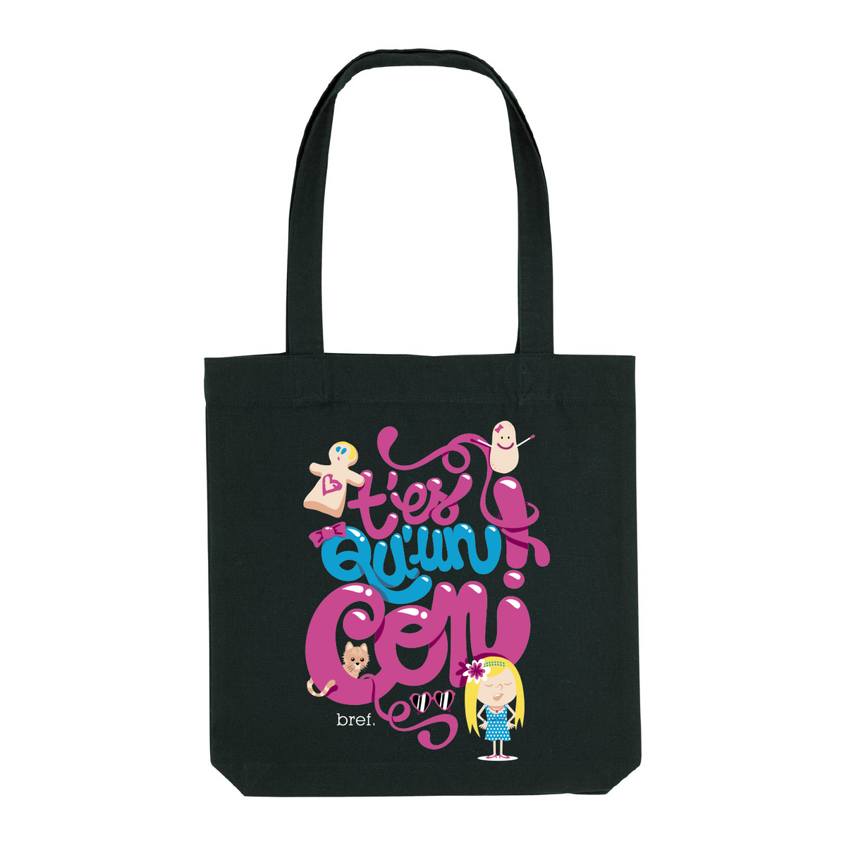 Tote Bag MARLA " bref. T'es qu'un con !" – Une Bonne Boutique